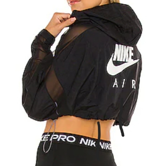 Nike | Tops | Nike Air Cropped Workout Hoodie | Poshmark
